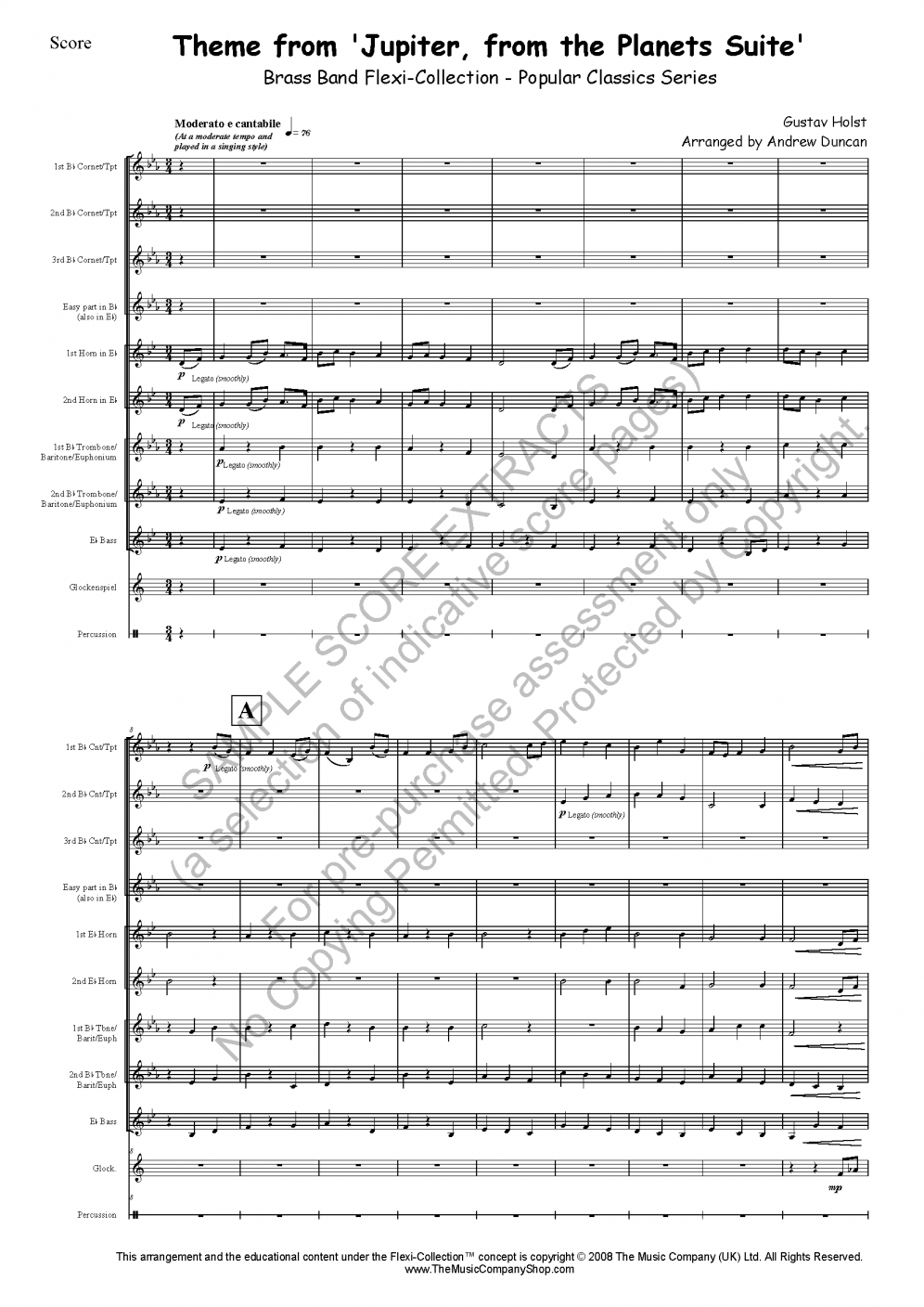 Jupiter from the Planet Suite – The Music Company